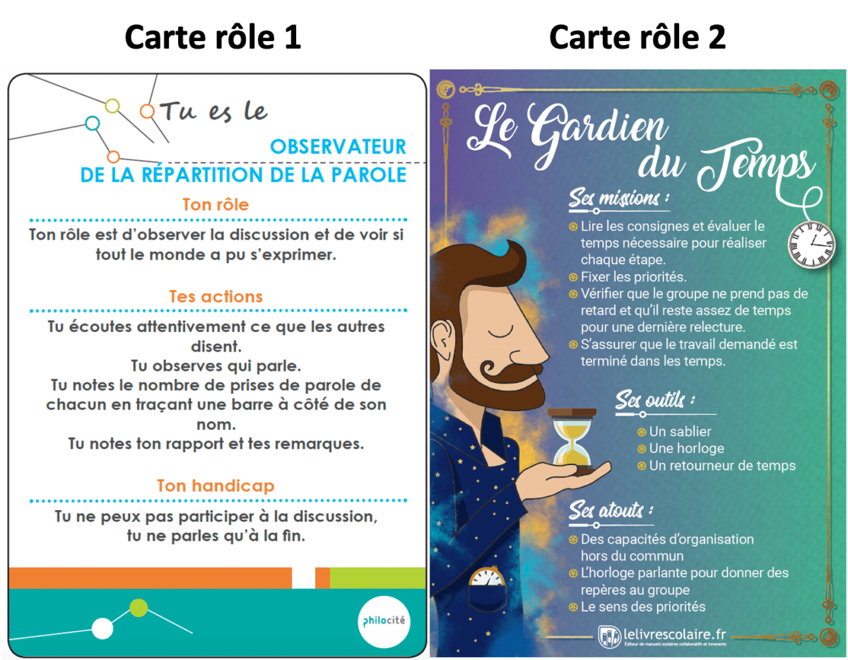 Animer des travaux en groupe - les cartes rôles - L'ESPER - L’Economie ...