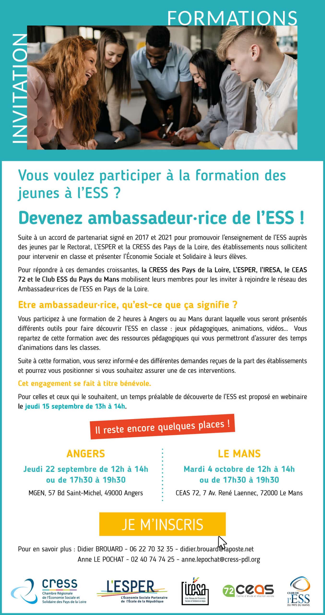 Pays de la Loire : des formations aux outils d'éducation à l'ESS - L ...
